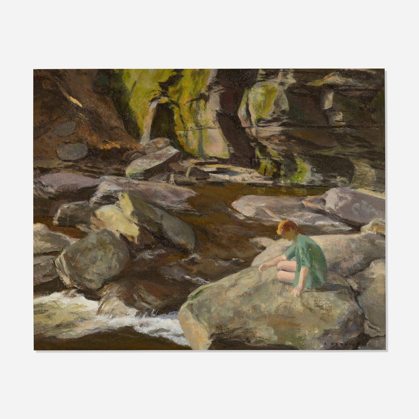 Alexander Farnham, By The Stream Auction