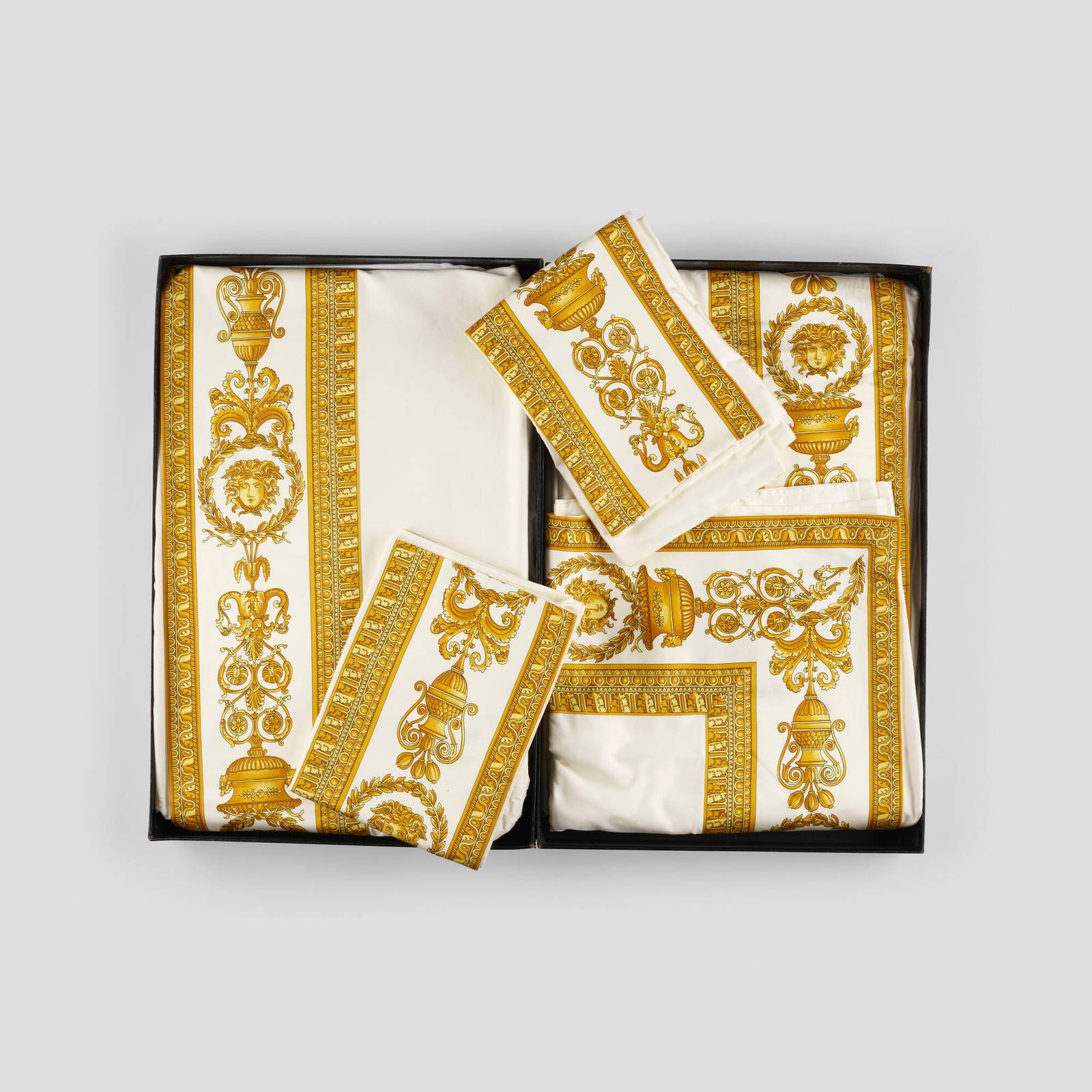 Gianni Versace, Full-size Bed Linens, Pair Auction