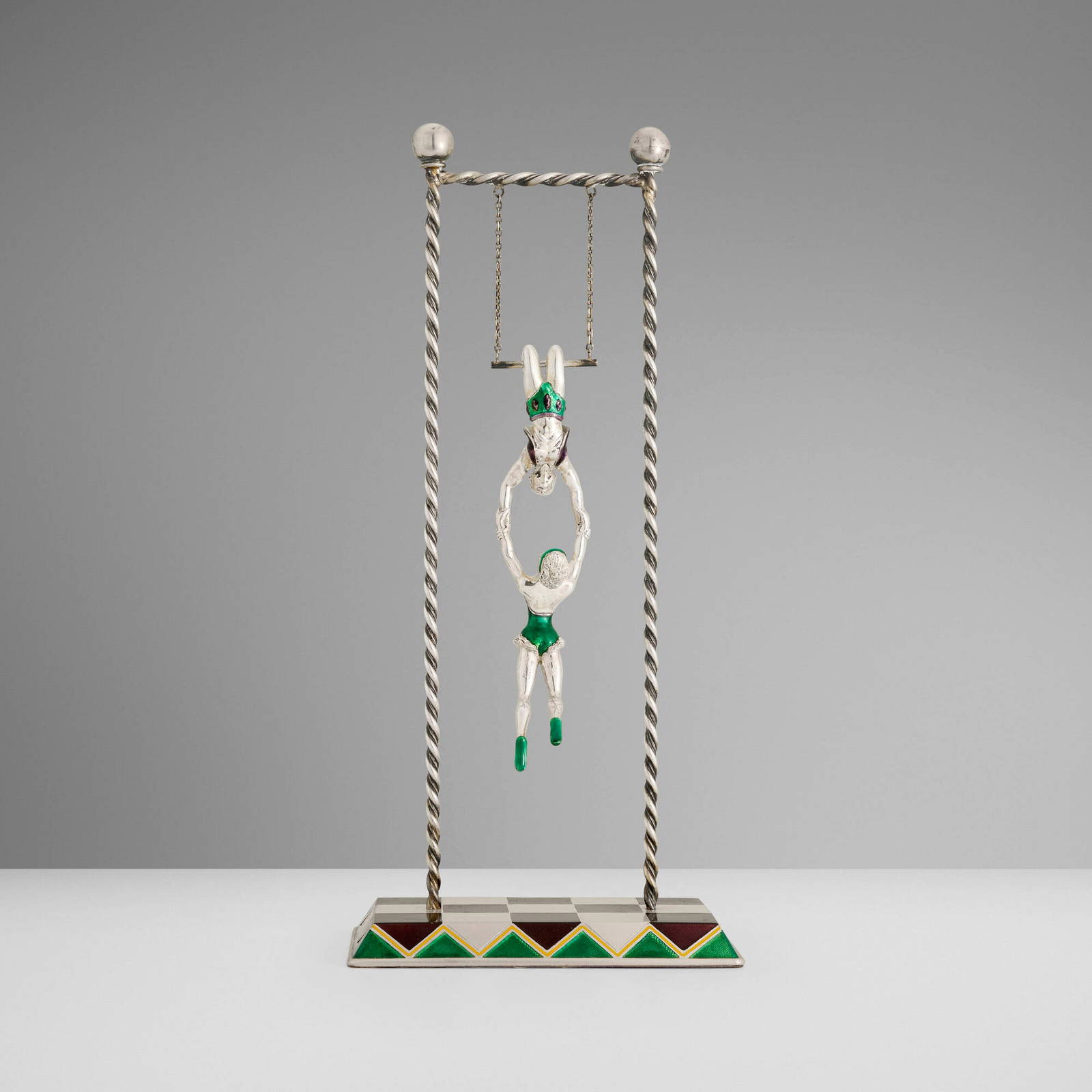 Gene Moore For Tiffany & Co., Trapeze Artists And Swing Auction