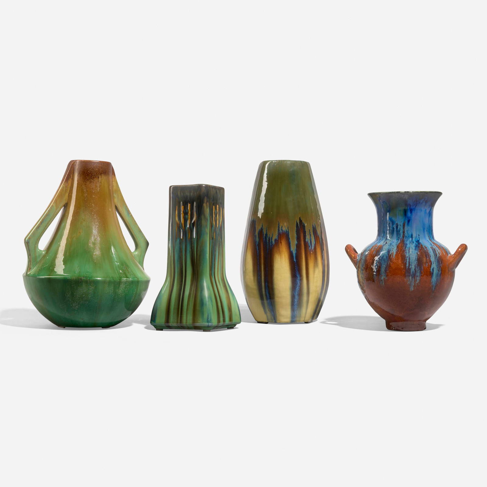Fulper Pottery, Collection Of Four Works Auction