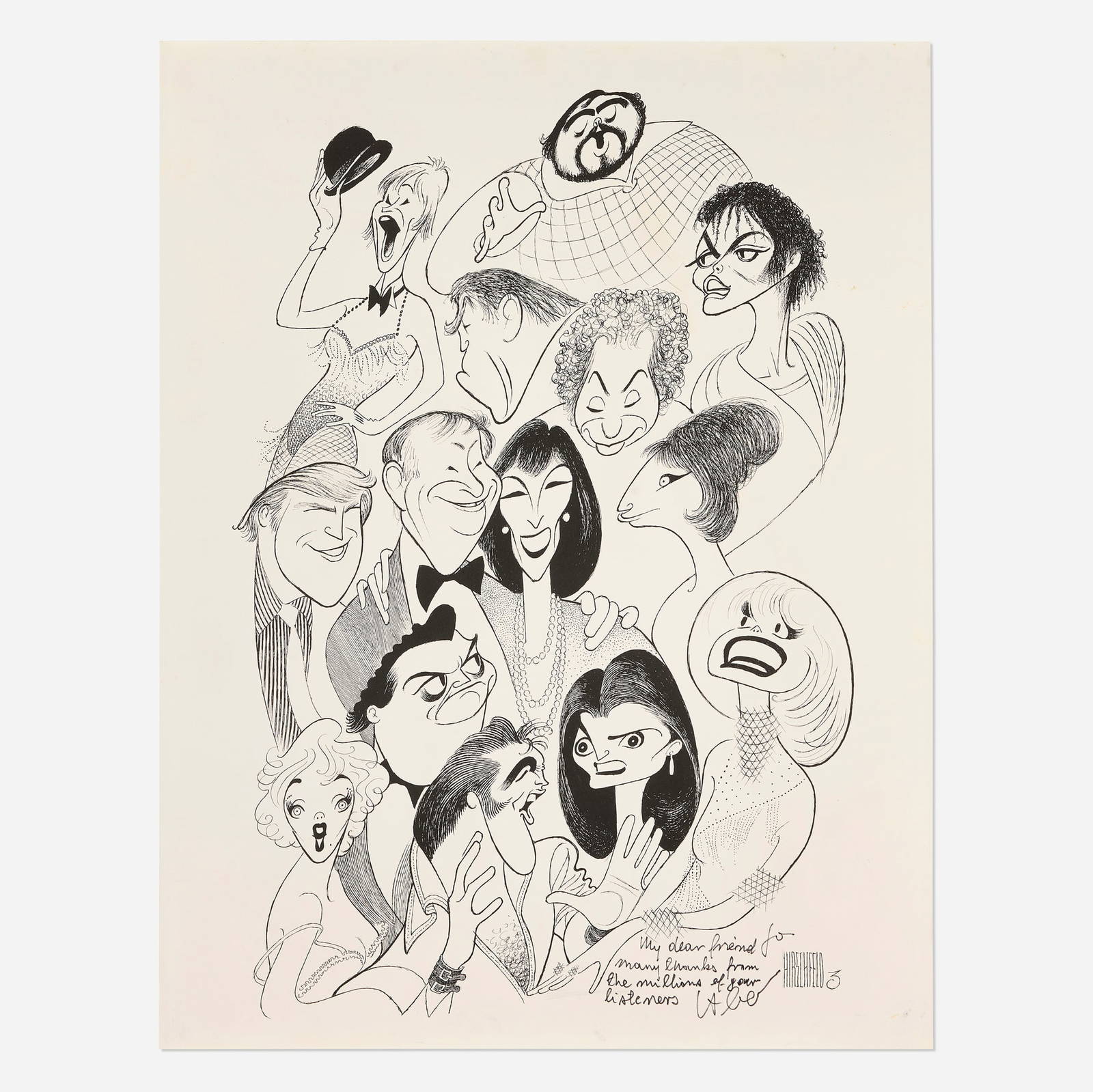 Al Hirschfeld, Abe Hirschfeld Auction