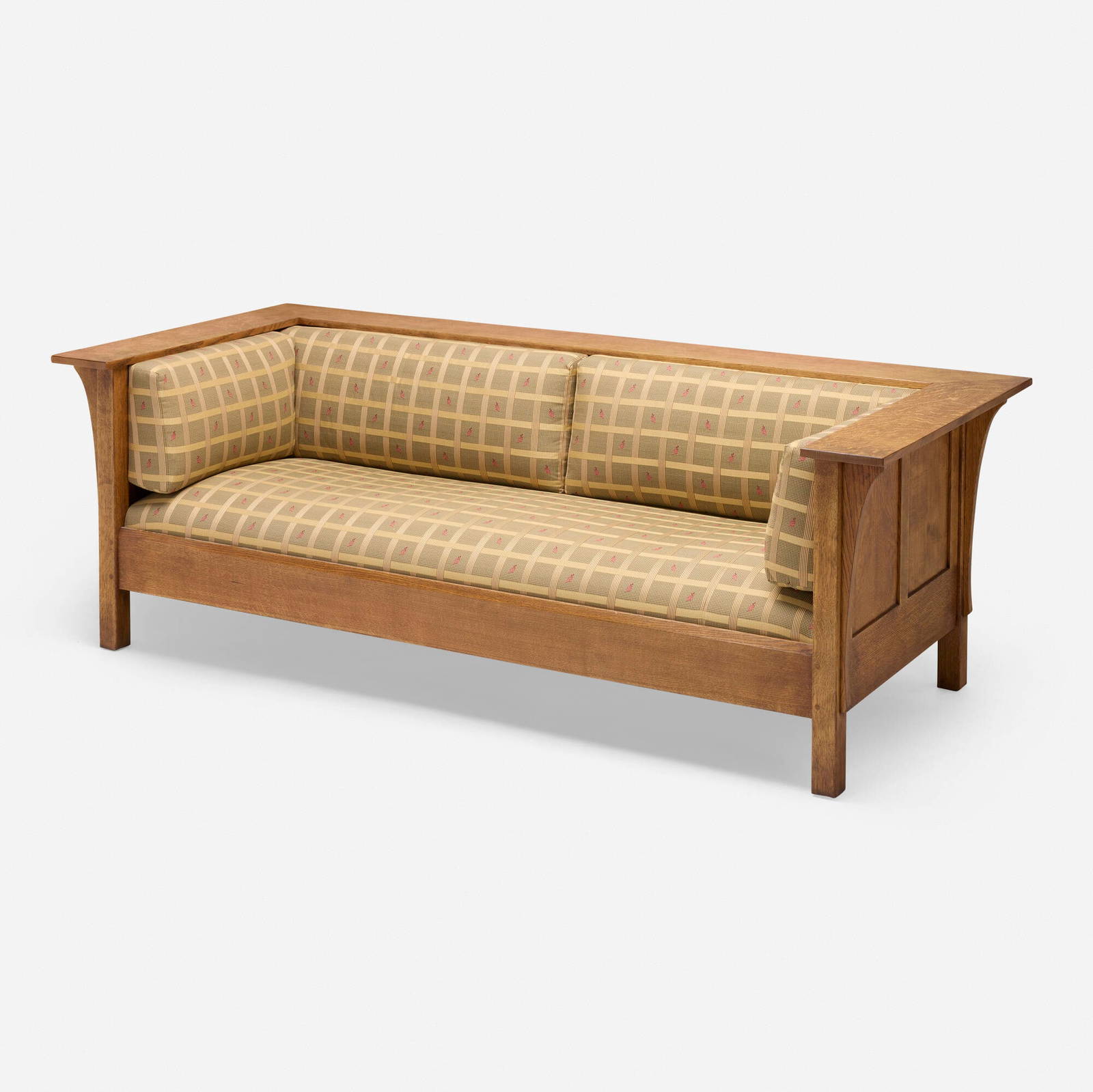 Stickley-audi, Paneled Settle Auction