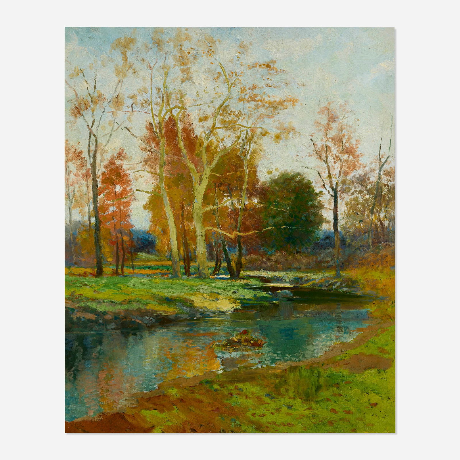 Archie Palmer Wigle, Fall Landscape With River - Jun 26, 2025 | Toomey ...