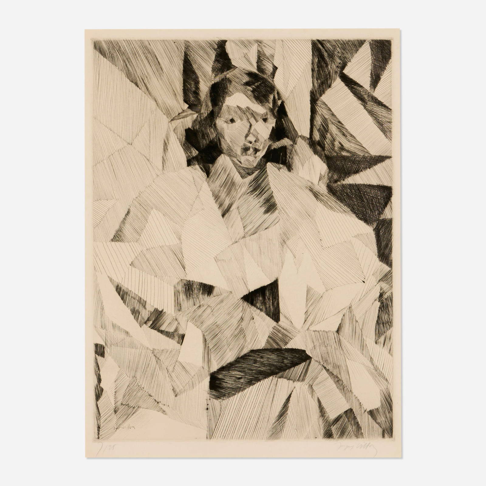 Jacques Villon, Yvonne D. De Face Auction