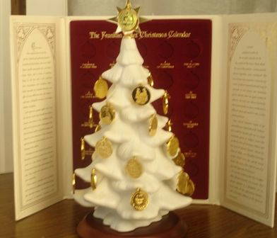 Franklin Mint Christmas Tree Calendar