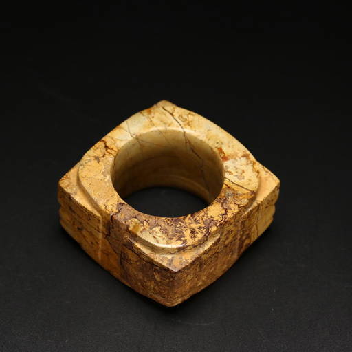 A Rare Chinese Archaic Jade Ritual Vessel ,cong