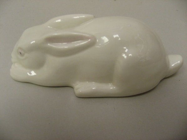 62: Belleek Rabbit Figure,