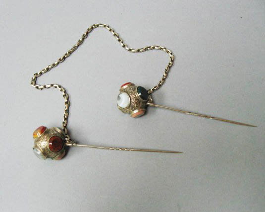 Scottish Victorian Cloak Pins,