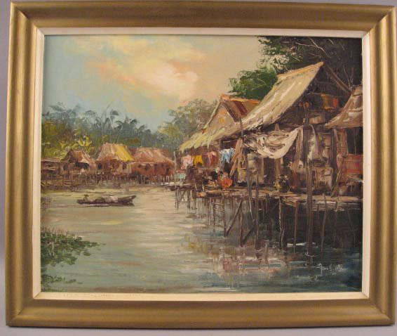 A Rom S. Vila Painting,