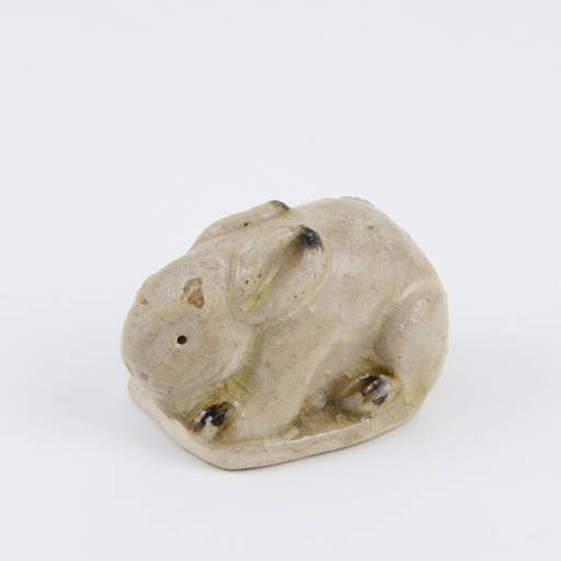 A SMALL CELADON-GLAZED RABBIT, MADE AT THE 'XIANGZHOU' KILNS (#0122) on ...