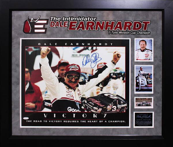 'nascar'' Dale Earnhardt Signed 16x20 Poster Collage