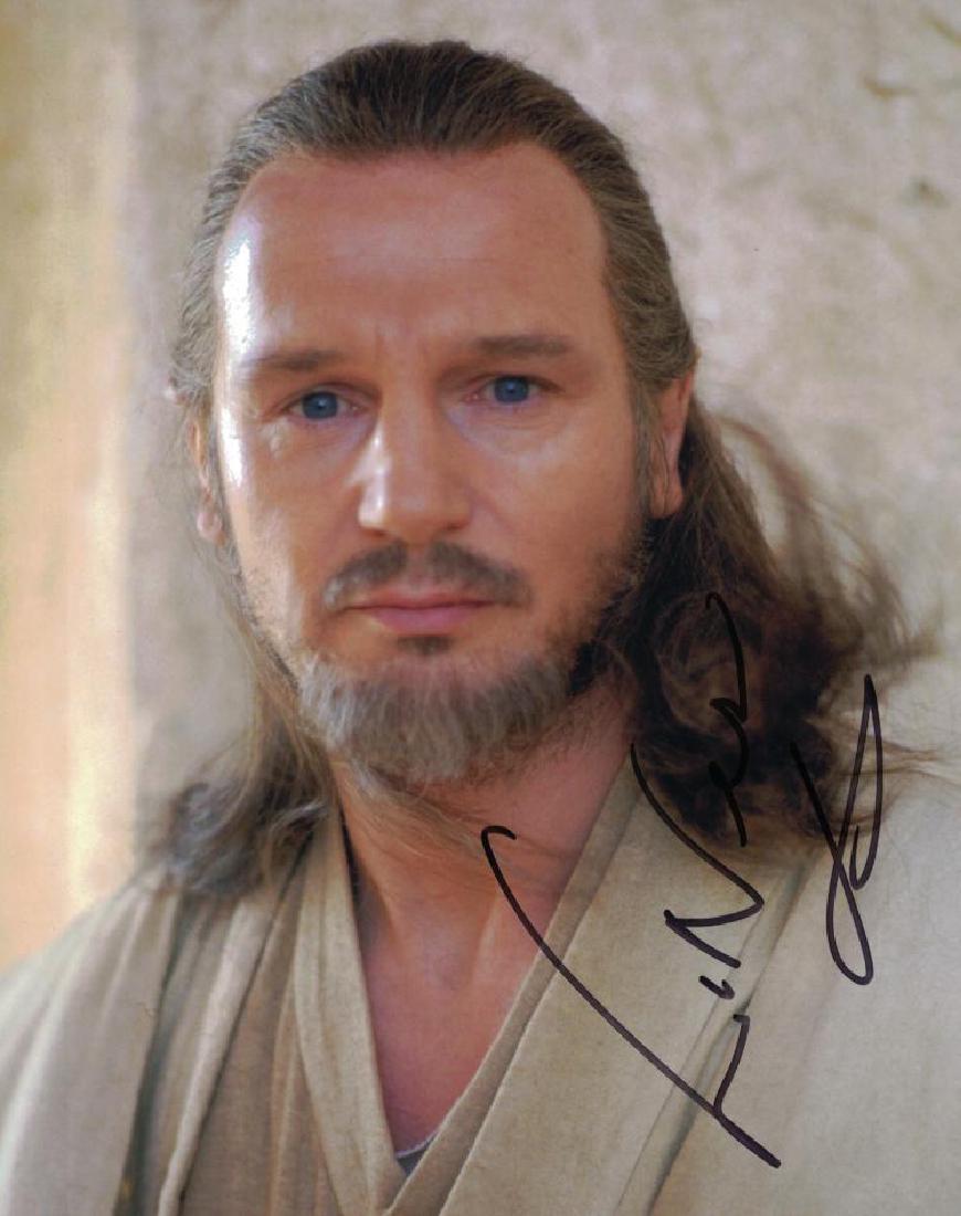 "STAR WARS: The Phantom Menace" Liam Neeson Signed 8x10