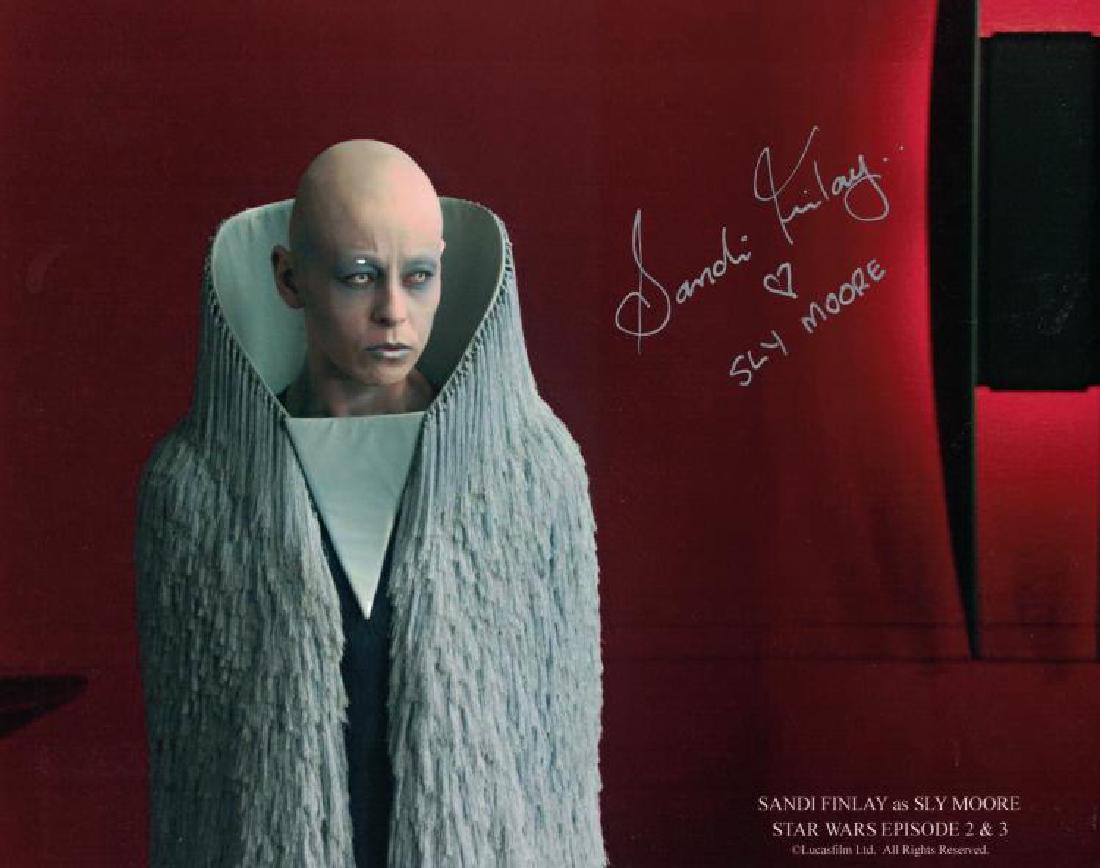 "STAR WARS: Attack of the Clones" Sandi Finlay Signed
