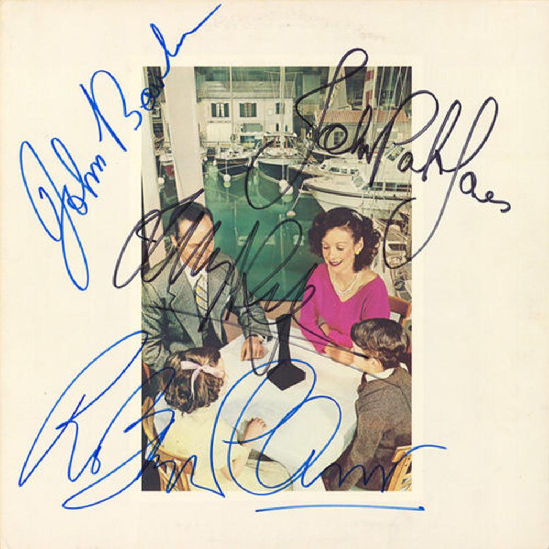 Led Zeppelin Signed "Presence" Album