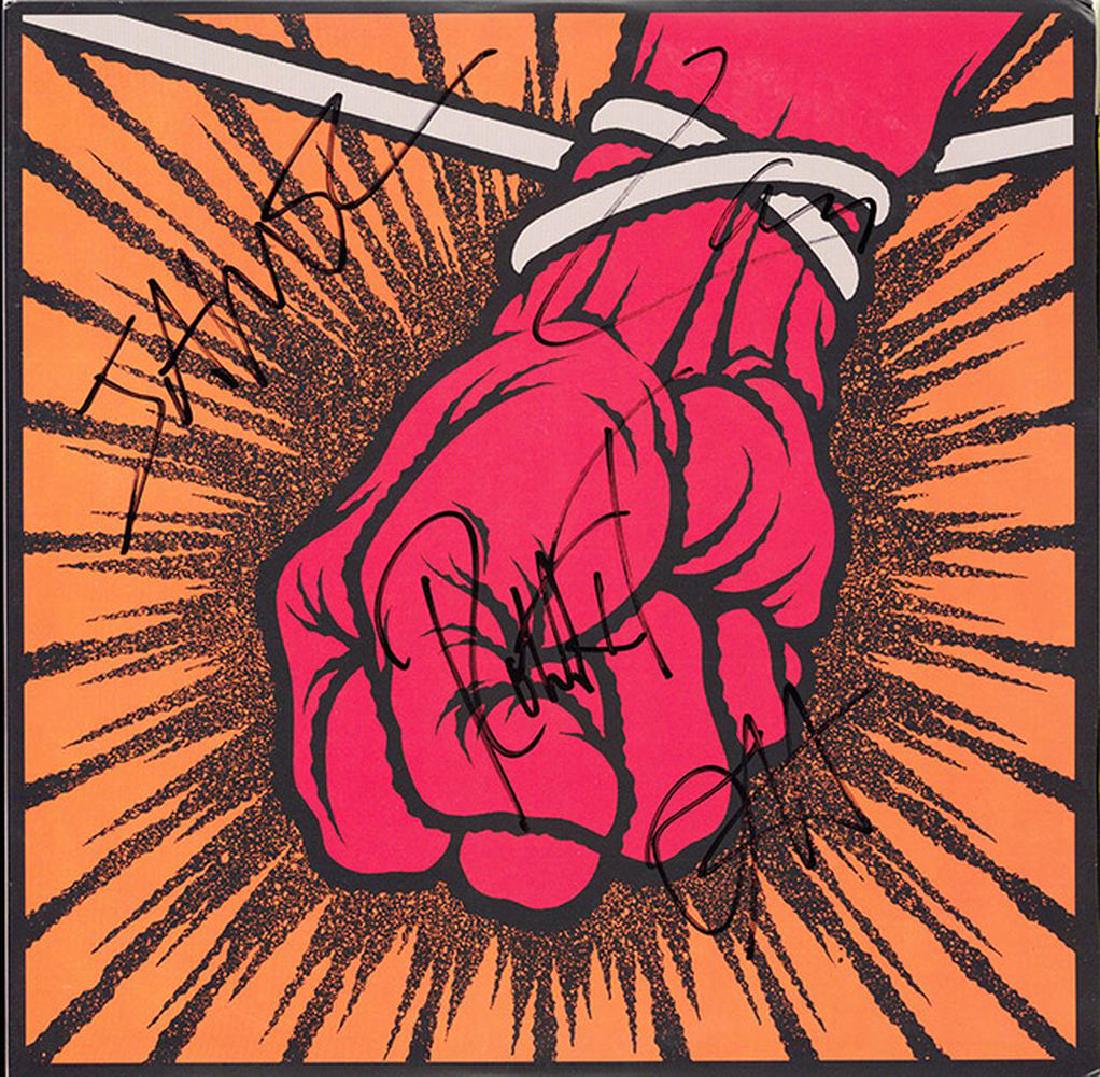 Metallica Signed St. Anger Album