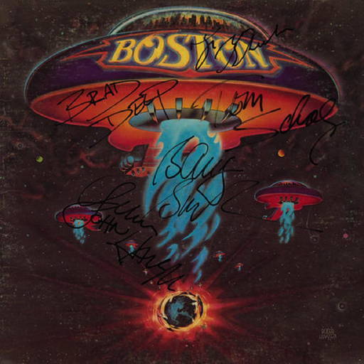 Boston Band Signed "boston" Album
