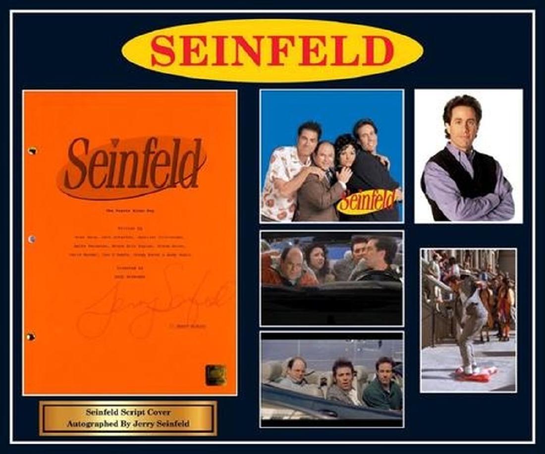 Seinfeld - Signed Movie Script in Photo Collage Frame