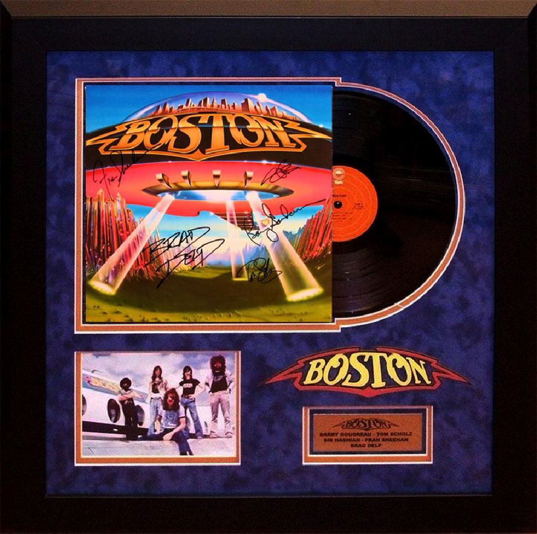 Boston "Don't Look Back" Signed Album