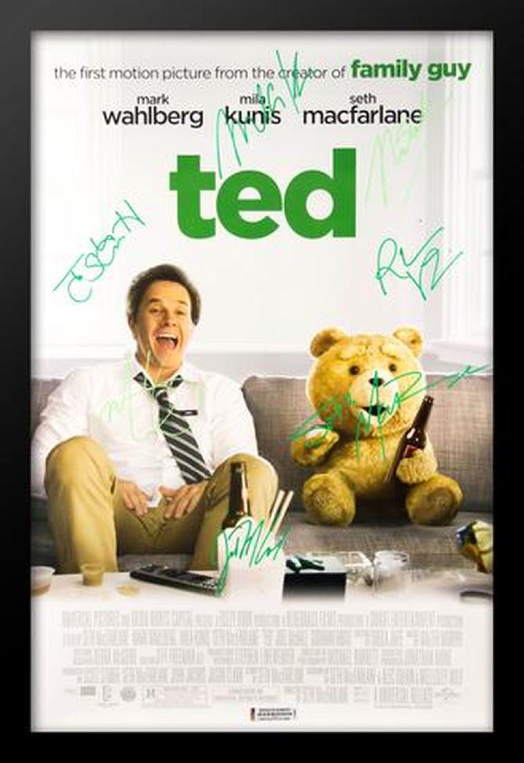 Ted - Signed Photo in Movie Poster