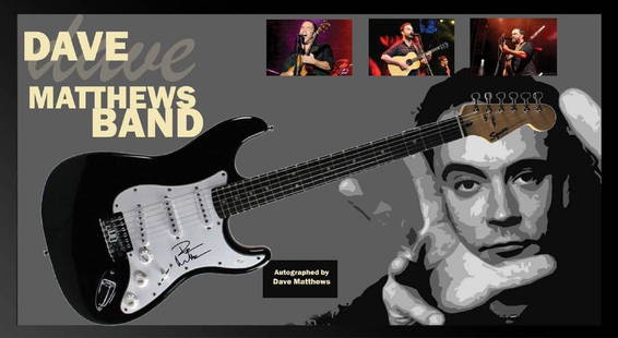 The Dave Matthews Band Signed Guitar