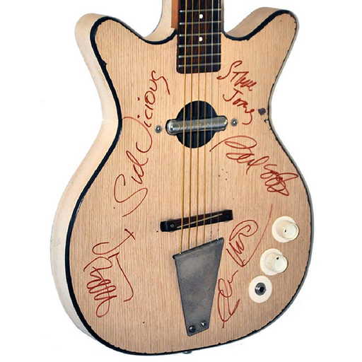 Sex Pistols Signed Guitar