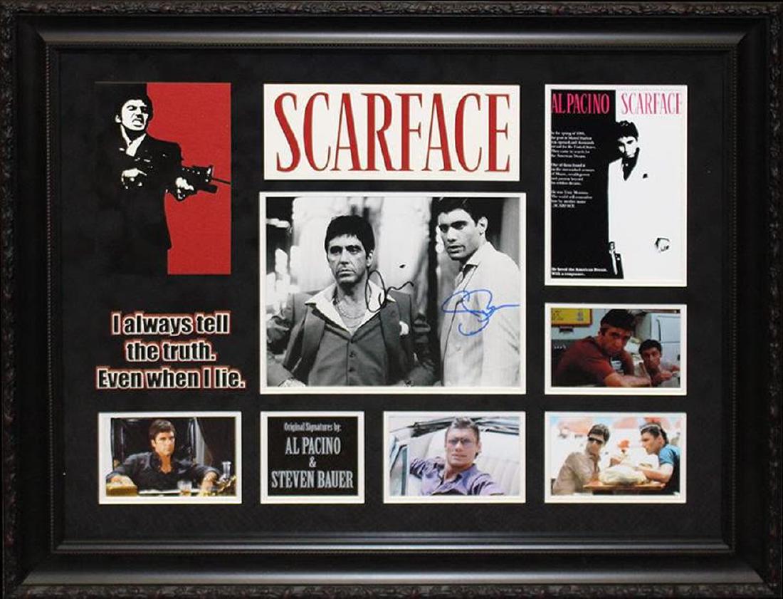 Scarface Framed and Signed Photo Collage