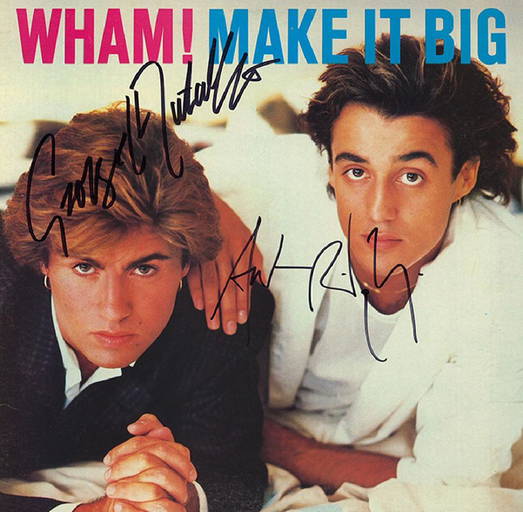 Wham! "make It Big" Signed Album