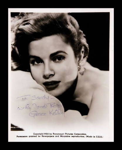 Grace Kelly Autographed Photo