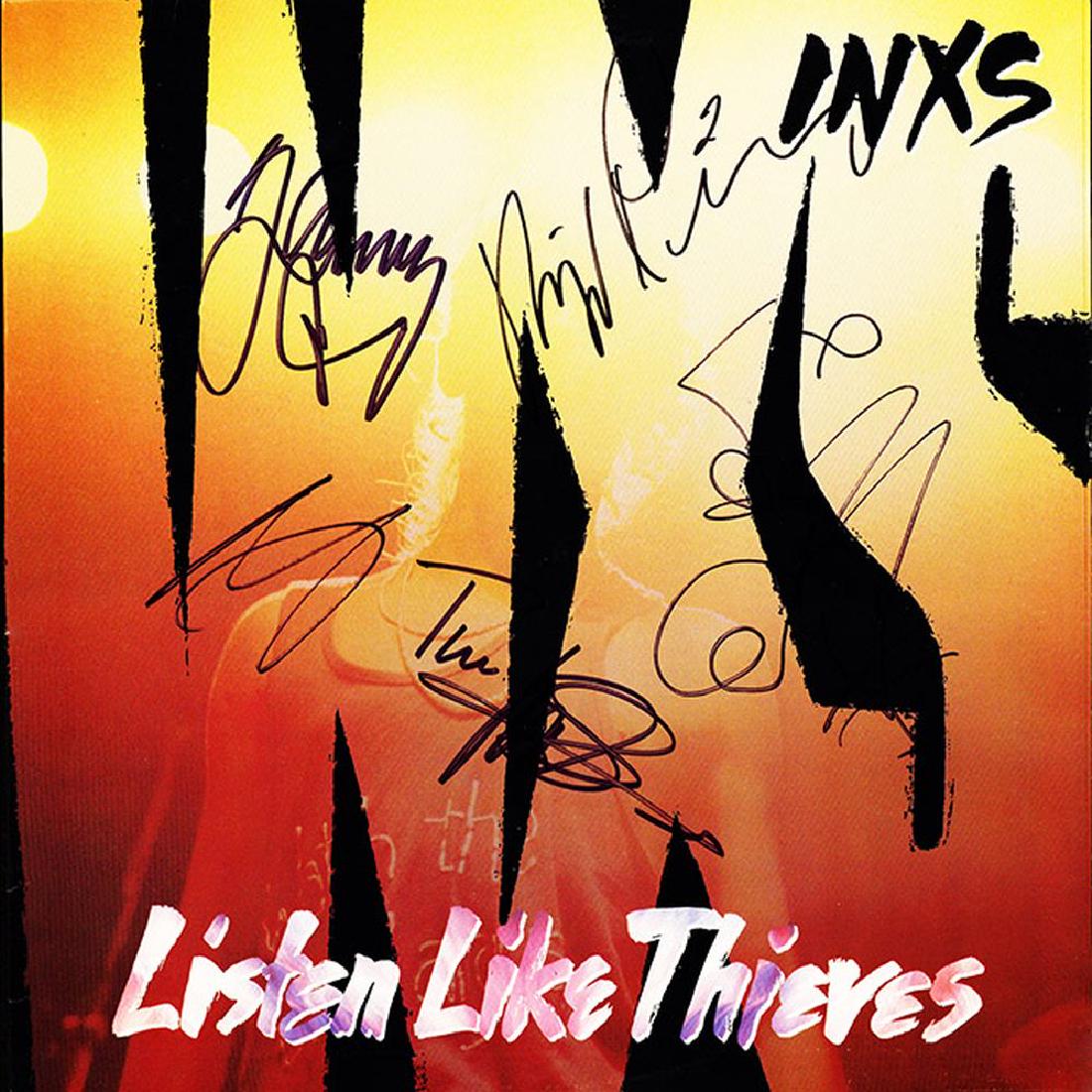 INXS Signed "Listen Like Thieves" Album