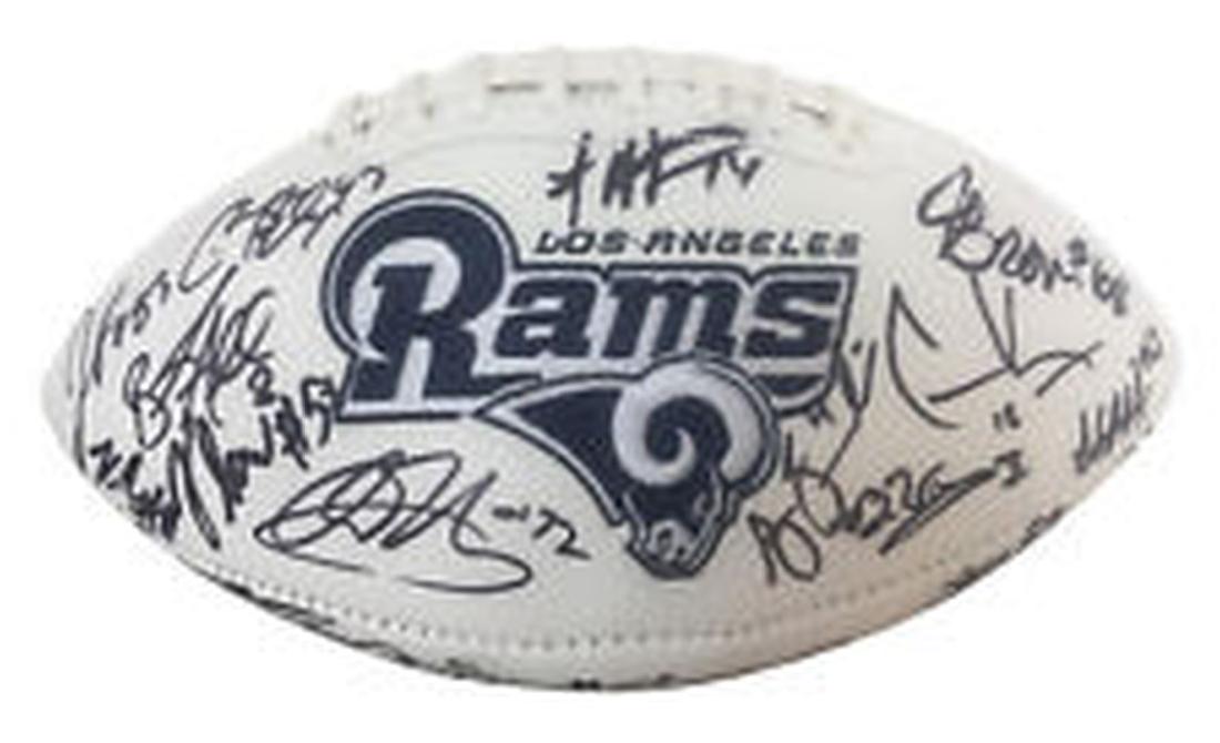 2018 LA Los Angeles Rams Team Signed Autographed Logo