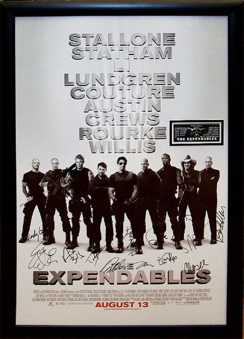 Expendables Signed Movie Poster - Nov 24, 2018 | High End Memorabilia in CA
