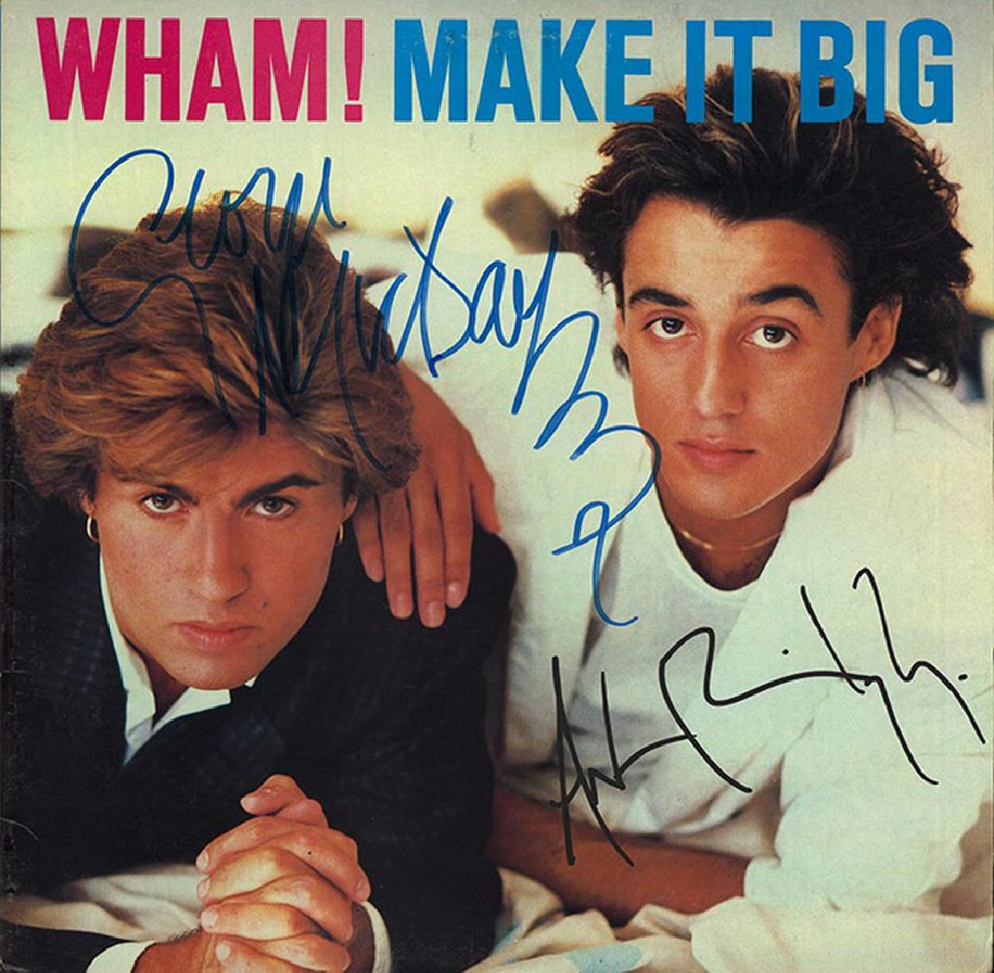 Wham Signed Make It Big Album
