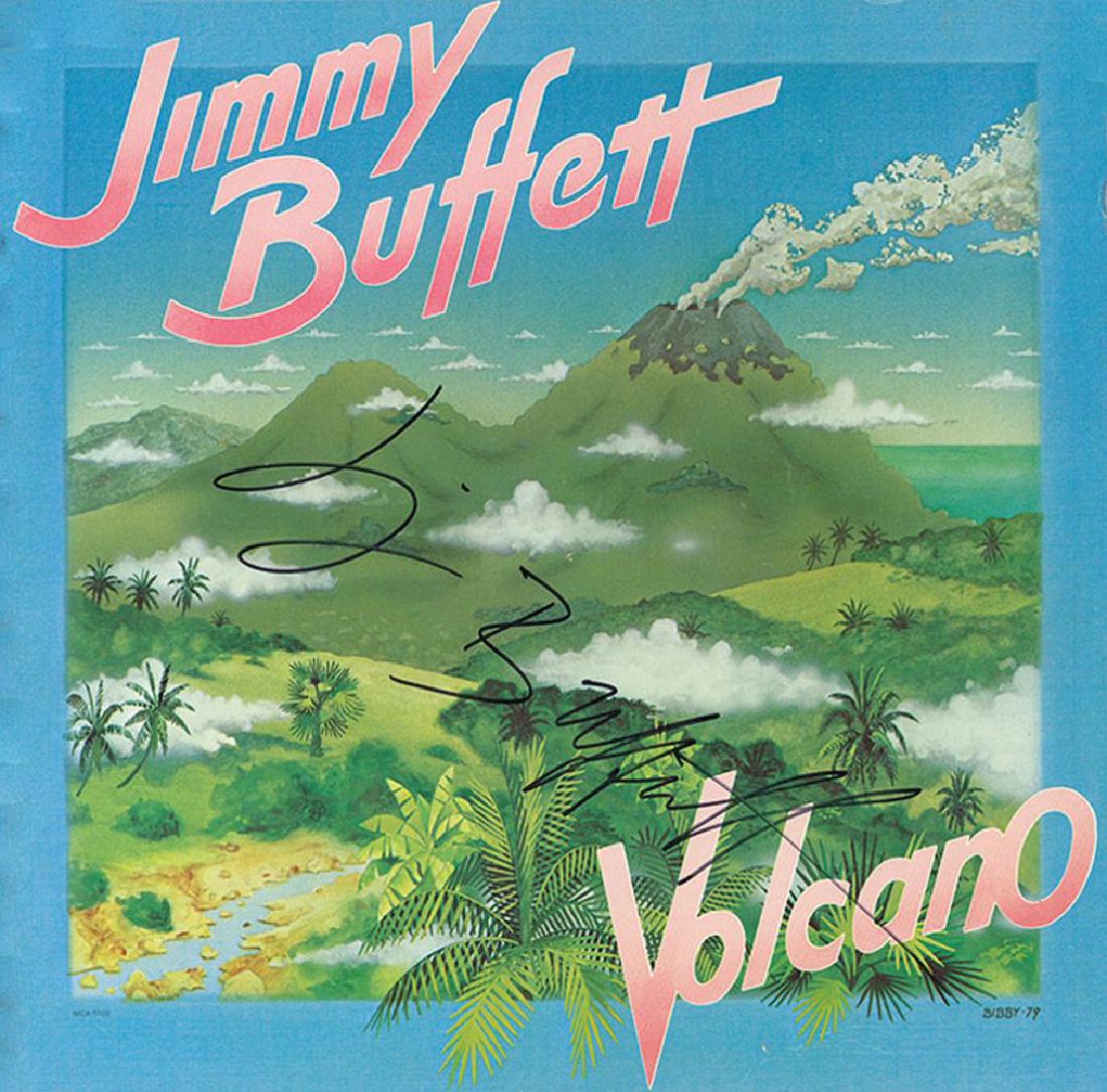 Jimmy Buffett Signed Volcano Album