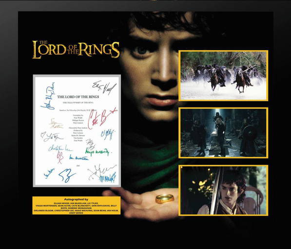 Lord of the Rings Fellowship of the Ring Signed Script - Dec 09, 2018 ...