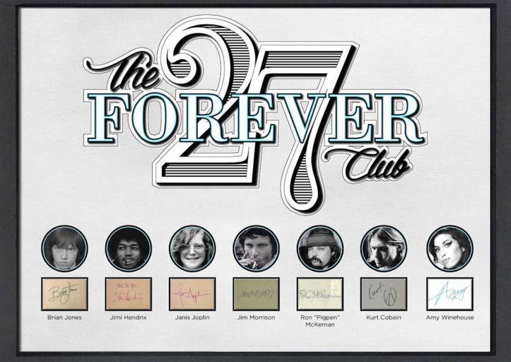 Forever 27 Club Signature Cuts Collage