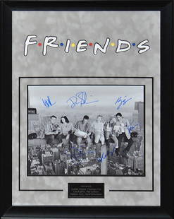 Friends Cast Signed Script