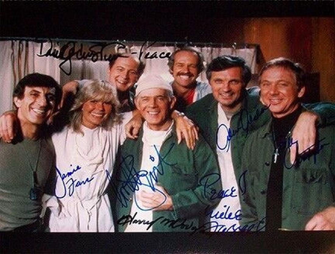 MASH Cast Signed Photo