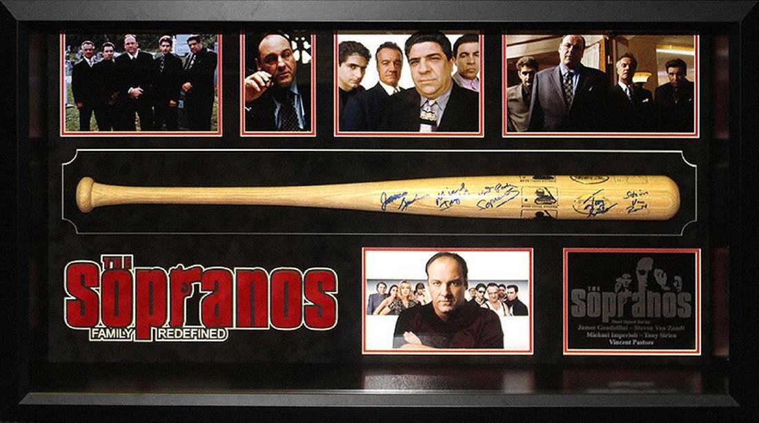 Sopranos Signed Baseball Bat