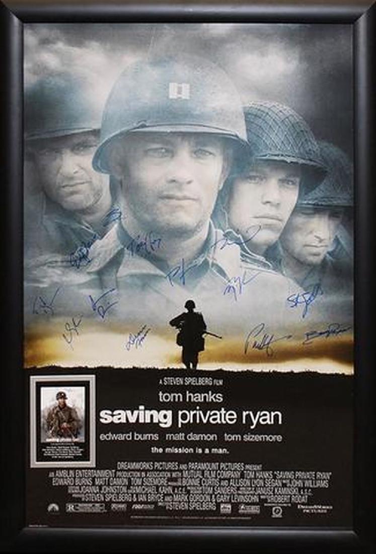 Saving Private Ryan - Signed Movie Poster
