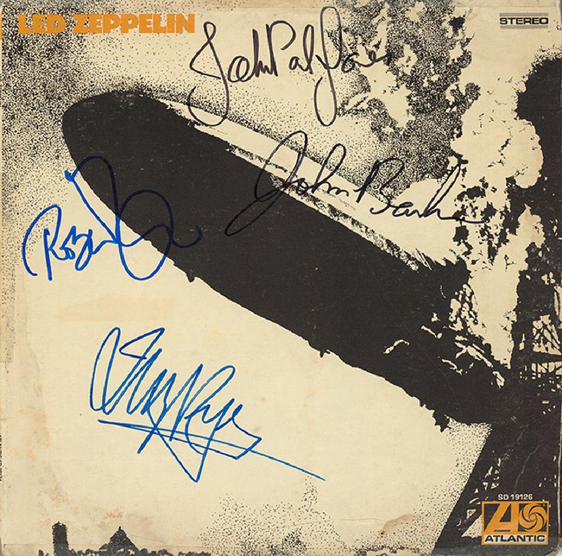 Led Zeppelin Band Signed Led Zeppelin I Album - Jan 19, 2019 | High End ...