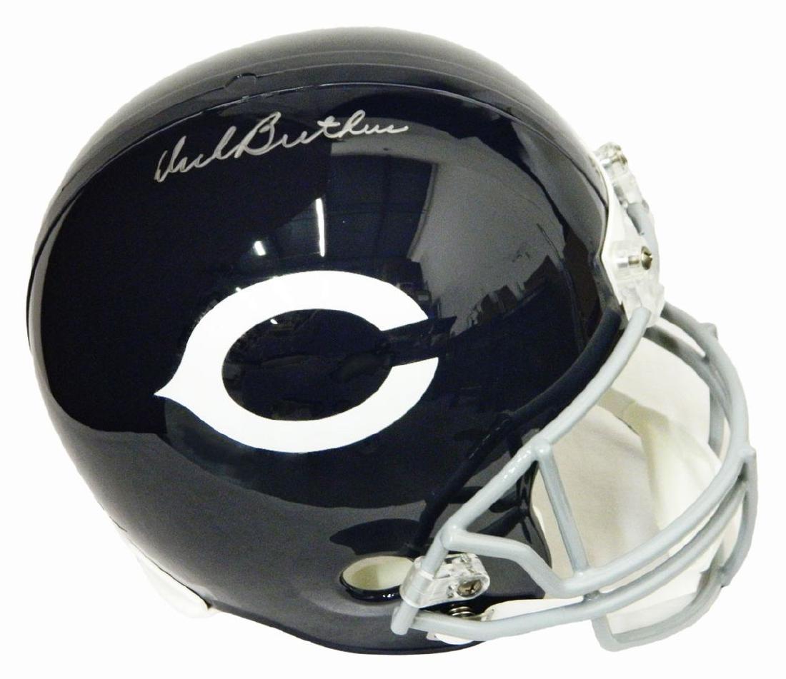 Dick Butkus Signed Chicago Bears Throwback Riddell
