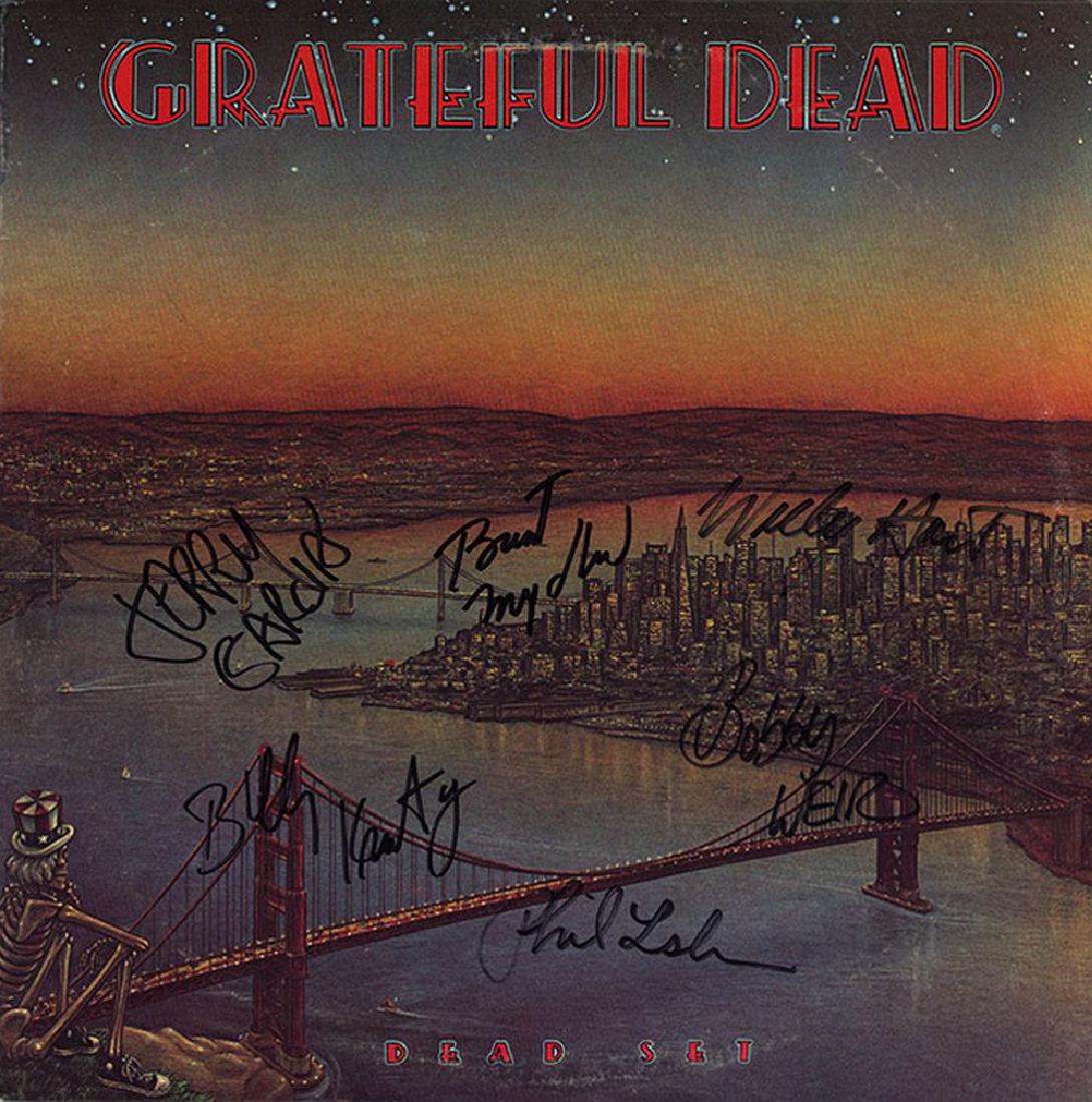 Grateful Dead Band Signed Dead Set Album