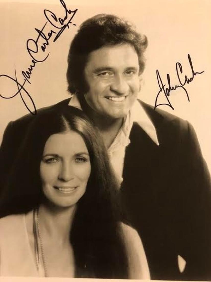 Johnny and June Carter Cash Signed 8x10 Photo