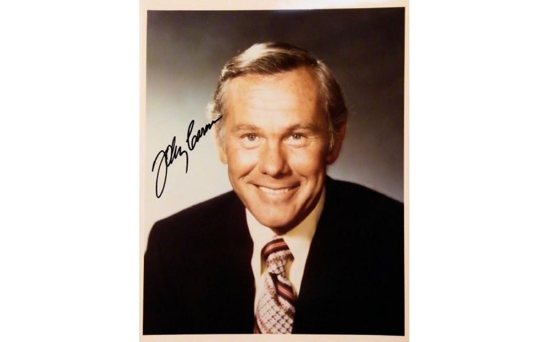 Johnny Carson Signed Photo - Feb 28, 2019 | High End Memorabilia in CA