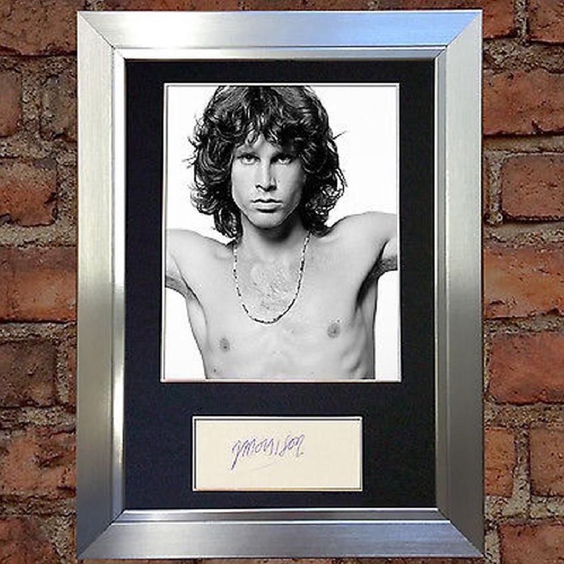 Jim Morrison Signature Cut Photo
