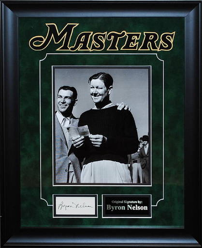 Byron Nelson Framed Signature Collage - Mar 08, 2019 | High End ...
