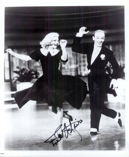 Fred Astaire "swing Time" Signed Photo