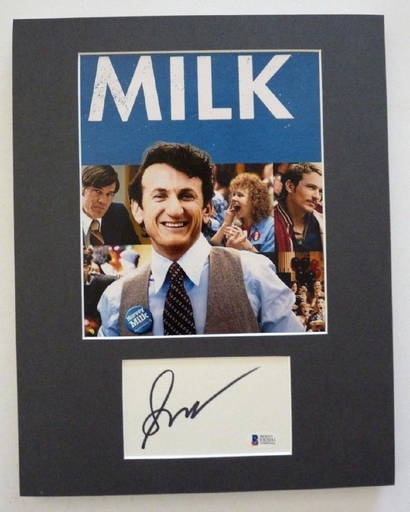 Bas Sean Penn Signature W/ Photo