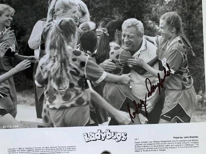 Rodney Dangerfield Signed 8x10 Ladybugs Photo