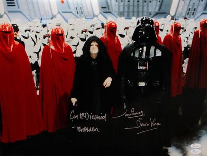 Jsa Authenticated David Prowse/ Ian Mcdiarmid Signed